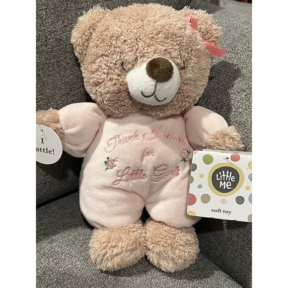 Little Me | Toys | Little Me Thank Heaven For Little Girls Pink Bow ...